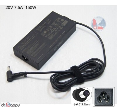 150W 19.5V 7.69A 20V 7.5A AC Power adapter Charger for Asus 6.0mm 6.0mm*3.7mm | eBay