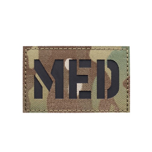 MED Reflective IFAK Patch Multicam PVC mit Klett Medic Bundeswehr Army ...