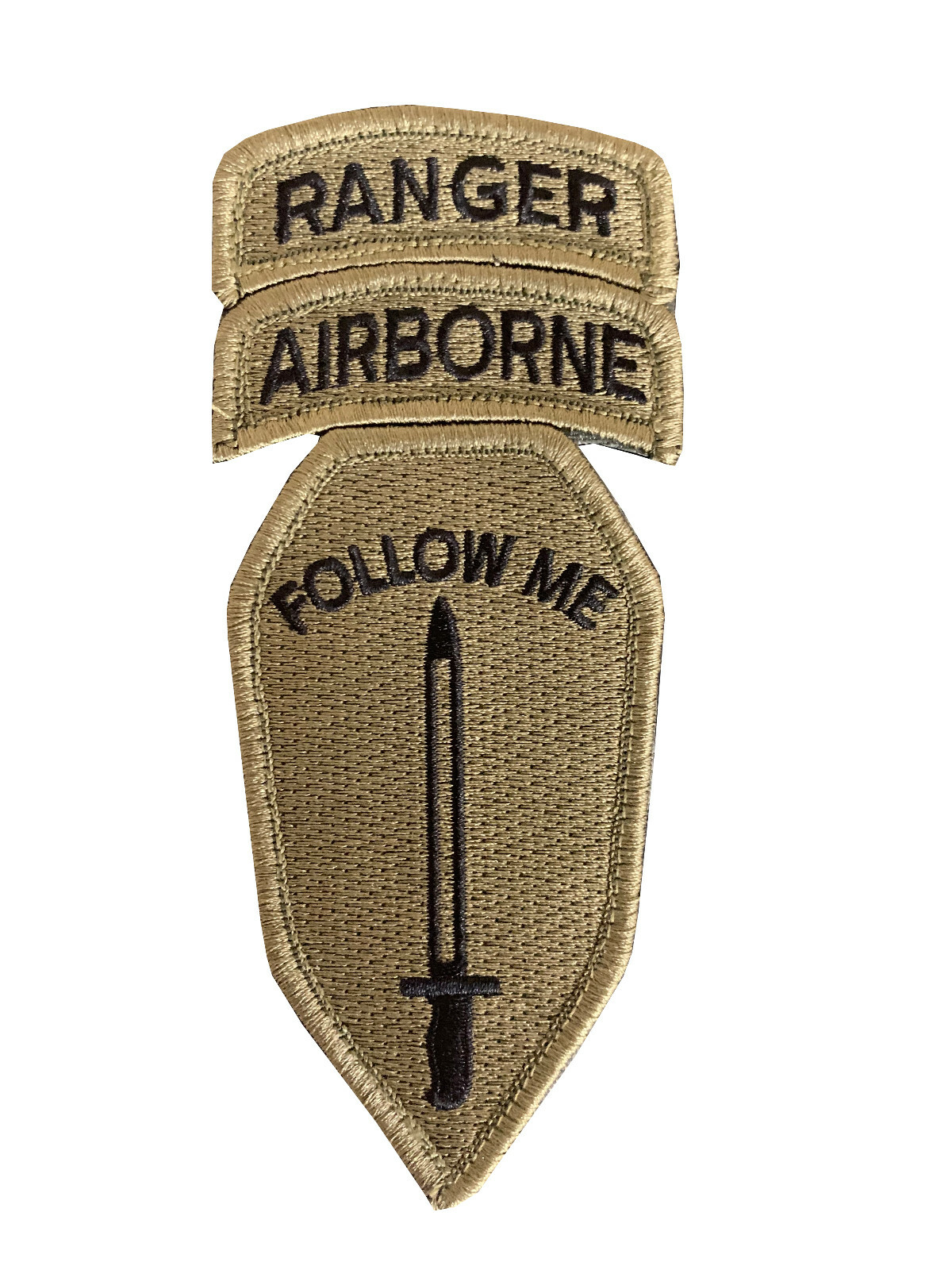 Infantry School "Follow Me" w/ Airborne and Ranger Tab OCP Patch w ...