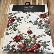 Ralph Lauren Fall Autumn Aria Floral Gray 72" 100 Cotton Table Runner ...