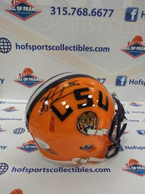 KYLE WILLIAMS LSU TIGERS SIGNED YELLOW MINI HELMET JSA COA! | eBay