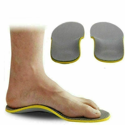 High Arch Flat Feet Foot Gel Support Inserts Pad Foot Care Shoe Insoles ...
