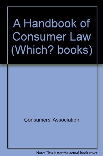 A Handbook of Consumer Law By Consumers' Association | eBay