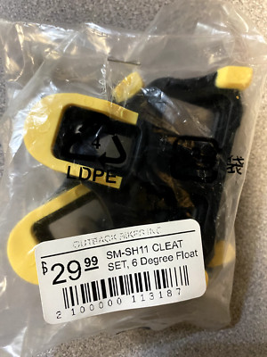 SHIMANO SM SH11 6DEGREE FLOAT CLEATS | eBay