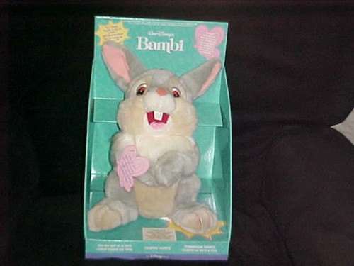 13" Disney Bambi Thumping Talking Thumper Plush Toy With Box and Tags ...