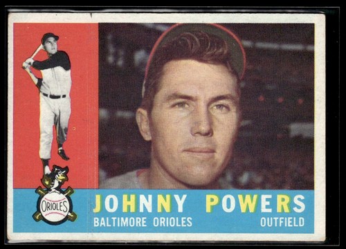 1960 Topps Johnny Powers EX/MT Set Break #422 | eBay
