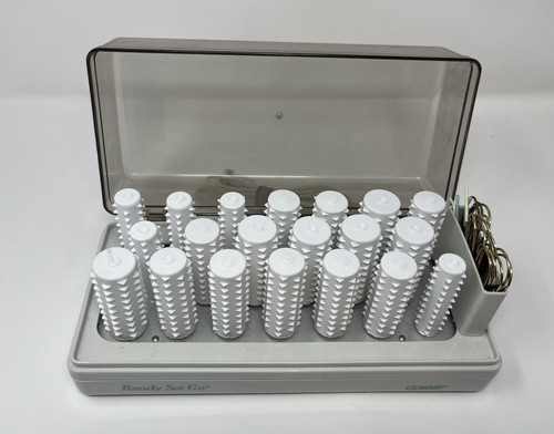 Conair Ready Set Go 20 Heated Hot Rollers Hair Curlers Set HS5B With ...