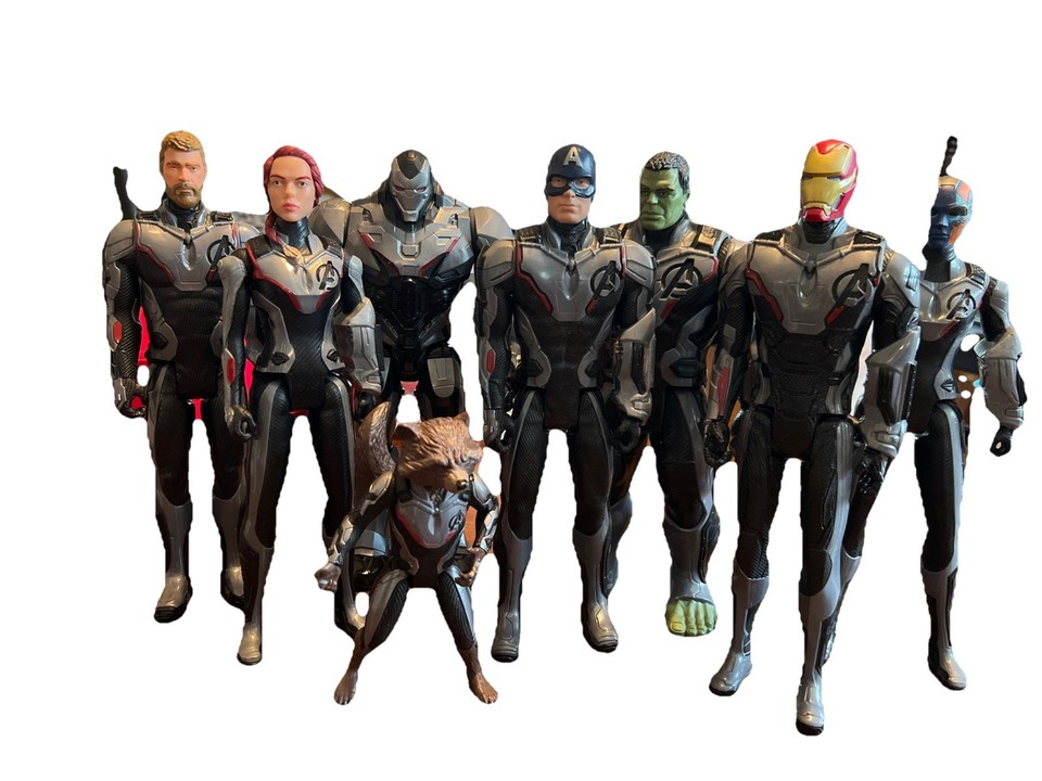 Marvel Legends Lot of 7 Avengers: Endgame Quantum Time Travel Suits W ...