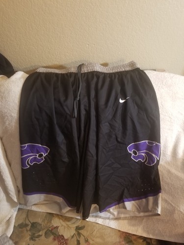 KANSAS STATE WILDCATS BASKETBALL SHORTS - XL - NIKE - THROWBACKS ...