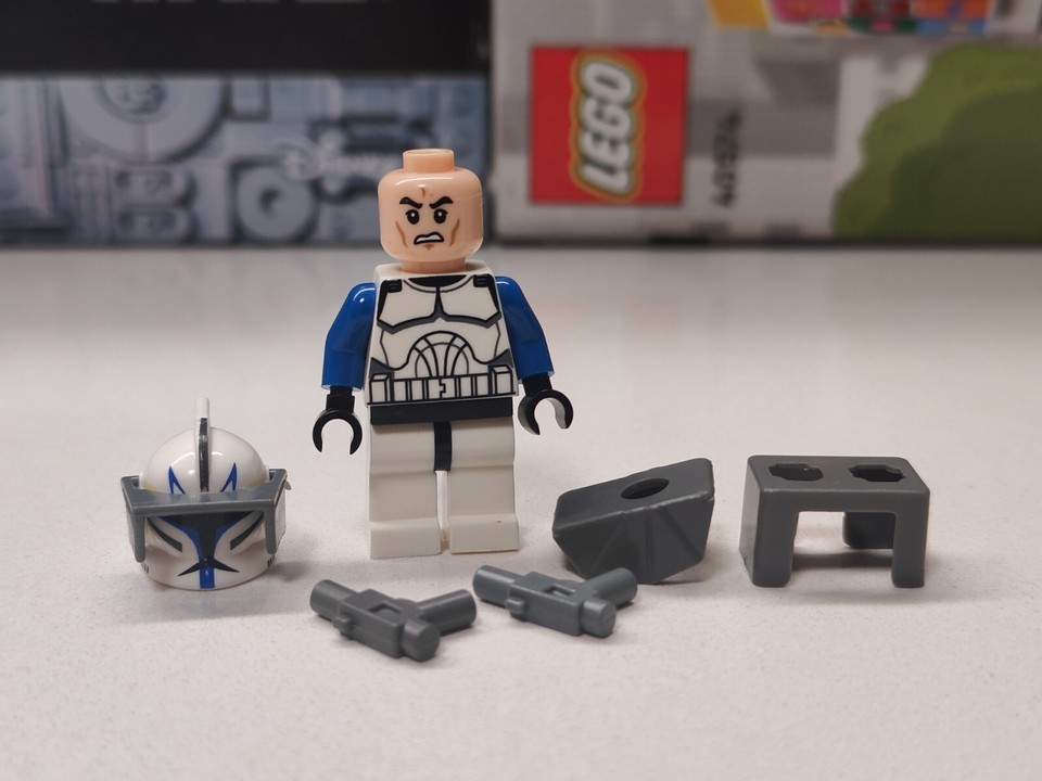 Star Wars Clone Trooper Captain Rex 501st legion Phase 1 custom Lego ...