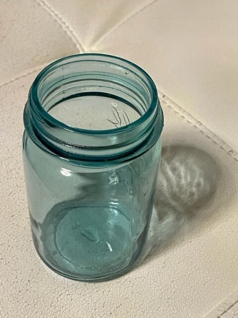 Rare Vintage Aqua Blue Color Ball Perfect Mason Jar, Mold 1 From 1910 ...