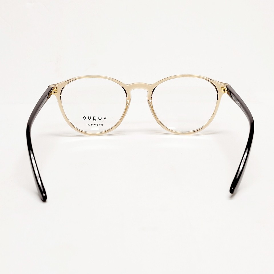 Vogue Eyewear Eyeglass Frames Transparent Round Frame Eyeglasses VO5372 ...