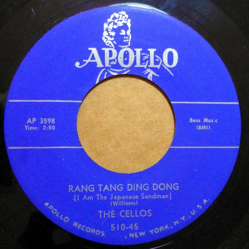 The CELLOS doo wop 45 Rang Tang Ding Dong / You Took My Love VG++ ...