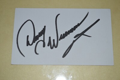 Danny Wiseman PBA Bowling Champion Signed Autograph 3 X 5 index card | eBay