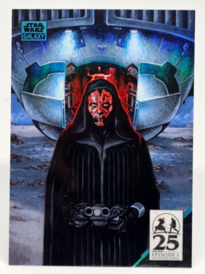 2024 TOPPS CHROME STAR WARS GALAXY AQUA Refractor /199 SITH ARRIVAL AM ...