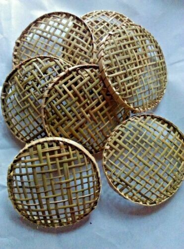 String Hopper EcoFriendly Cane Idiyappam Plate Organic Reusable Durable ...