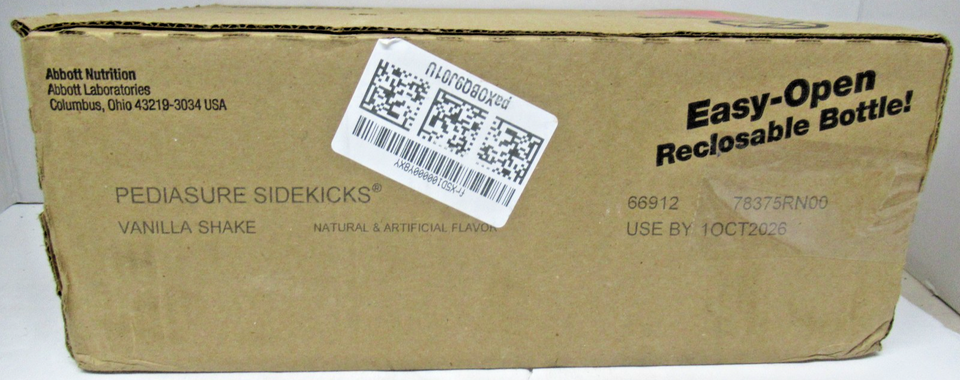 PediaSure SideKicks Protein Drink for Kids 10g Protein 24 Pack, Vanilla ...