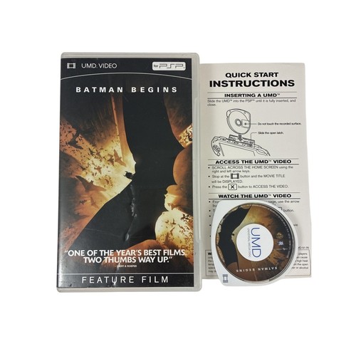 Batman Begins Sony PSP UMD Video Movie 2005 CIB 12569745742| eBay