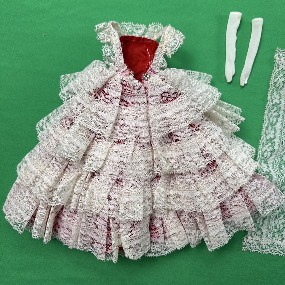 Vintage VTG Halina's Doll Fashions Lace Gown Custom Made Barbie Mattel | eBay