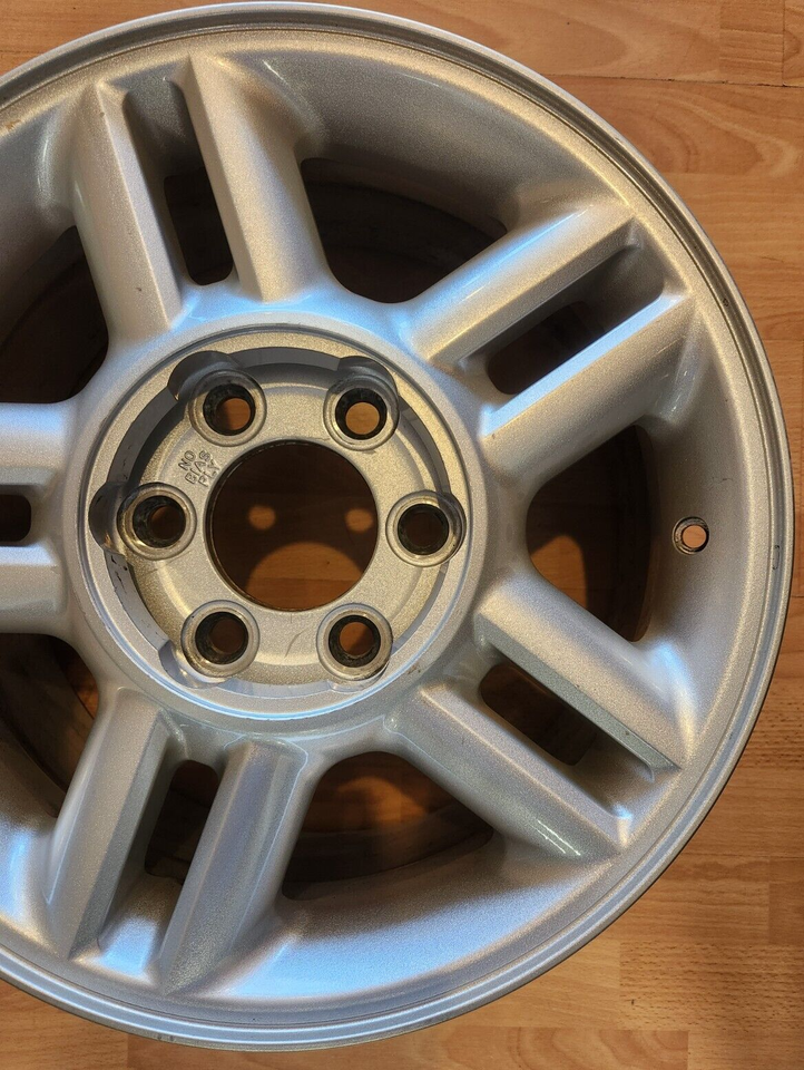 17" FORD EXPEDITON FACTORY OEM SILVER ALLOY WHEEL RIM 17x7 1/2 2003 ...
