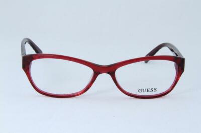 Guess GU 2376 Women's Eyeglasses Red Black Full Rim Plastic Frame | eBay