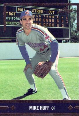 1991 Leaf Gold Rookies Mike Huff Rookie Cleveland Indians #BC22 | eBay