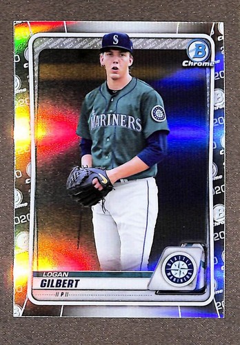 2020 Bowman Draft Chrome Refractor #BD-37 Logan Gilbert | eBay