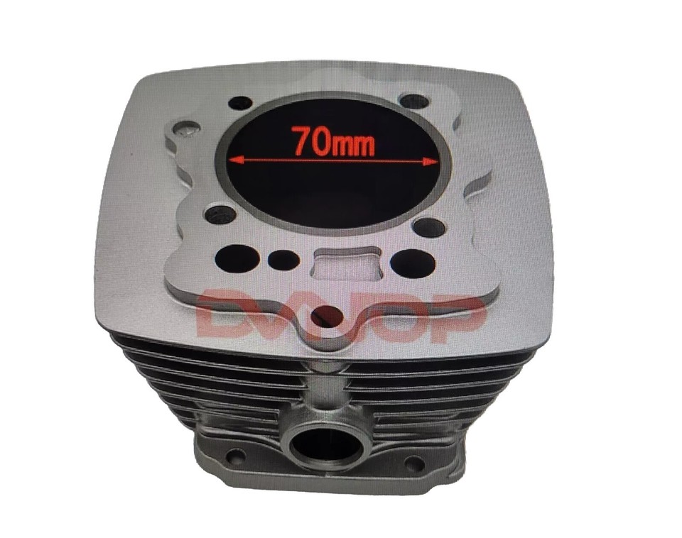 70mm Big Bore Kit (Hawk, TaoTao, Apollo, SSR, RPS) CG250 Air Cooled ...