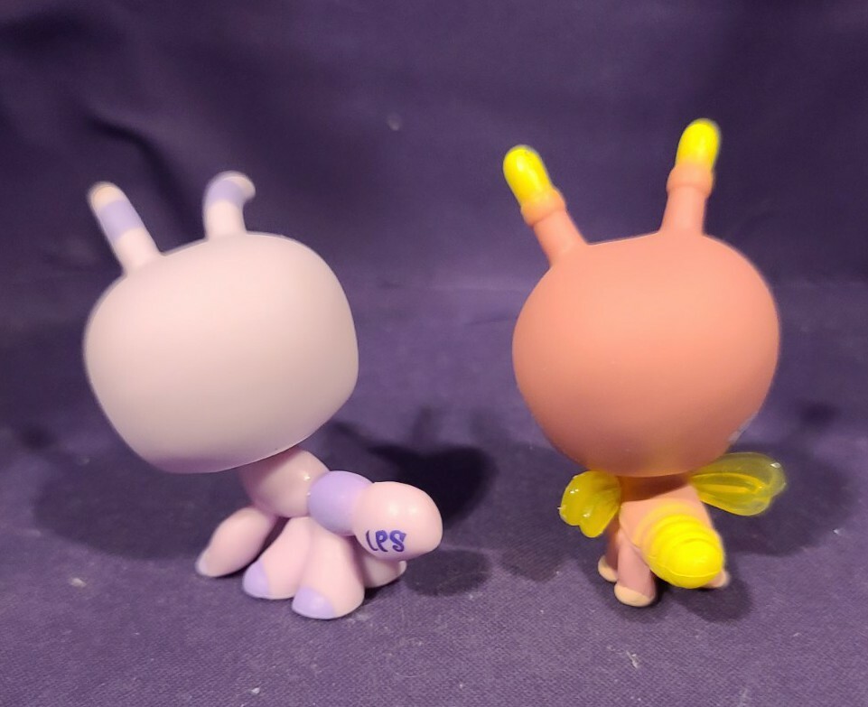 Authentic Littlest Pet Shop 1933 1308 Firefly Special Edition Purple ...