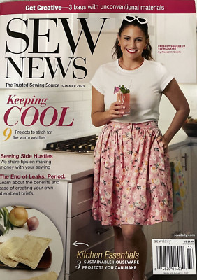 Sew News Magazine Keeping Cool Summer 2023 New | eBay