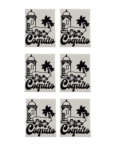 Coquito Bottle Puerto Rico Flag Coquito Decal Sticker Glass Bottle ...