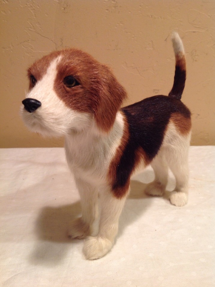 Pair Of Large Vintage Beagle Hound Dog Plastic Figurines | eBay