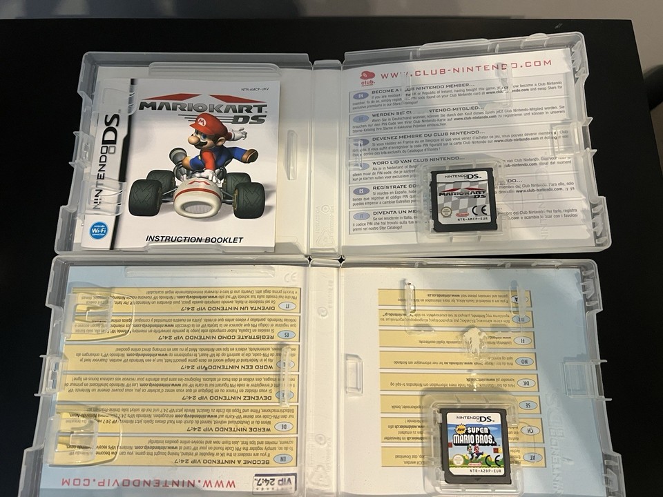 Nintendo DS bundle Mario bros & Mario Kart games | eBay UK