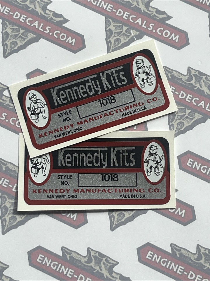 Kennedy Kits Custom Tool Box Decal Reproduced Vinyl With Numbers 1018 ...