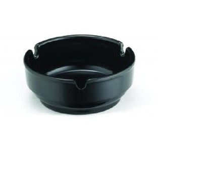 12 Melamine Ashtrays Black Cigarette Ash Tray Pub Ashtray Plastic ...