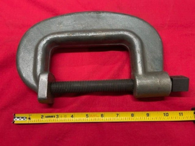 Wilton #5 C Clamp Flat Anvil Extra Heavy Duty 0-5 3/8" Drop Forged ...