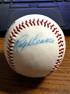 RALPH BRANCA 2 SIGNED AUTOGRAPHED BASEBALL! Red Sox, Dodgers! | eBay