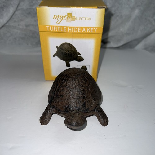 Cast Iron Turtle Hide a Key Outdoor, Hidden Key Holder for Outside ...