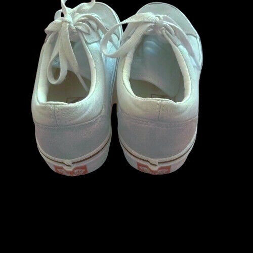 Vans Women's Size 5.5 Light Blue Suede Canvas Low Top Lace Up Shoes ...