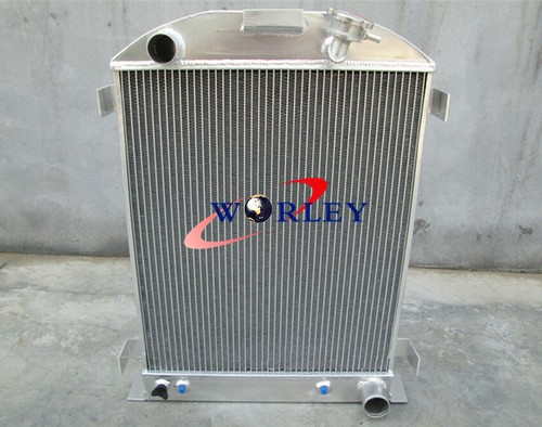 62mm 3 Row For FORD HI-BOY Grill Shells CHEVY engine 1932 32 aluminum ...