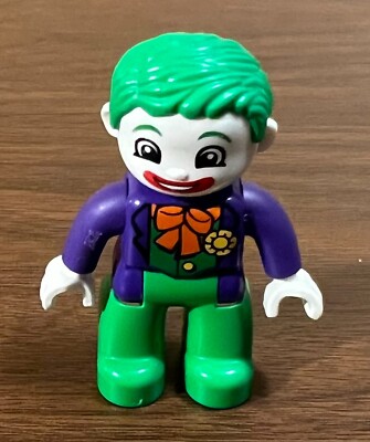 Lego Duplo The Joker Mini Figure DC Superhero Villian Batman- authentic ...