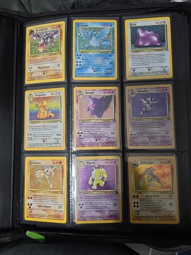 Complete Fossil Set 1/62-62/62 1999 WOTC Pokemon Cards TCG Rare Holo LP ...
