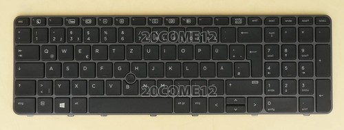 For HP Elitebook 755 G3 755 G4 850 G3 850 G4 Keyboard Backlit Gray ...