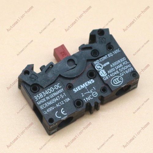 New Siemens 3SB3400-0C Pushbutton switch auxiliary contact / | eBay