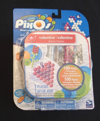 Pixos Valentine Charm NEW playset spin master beads Valentine's Day | eBay