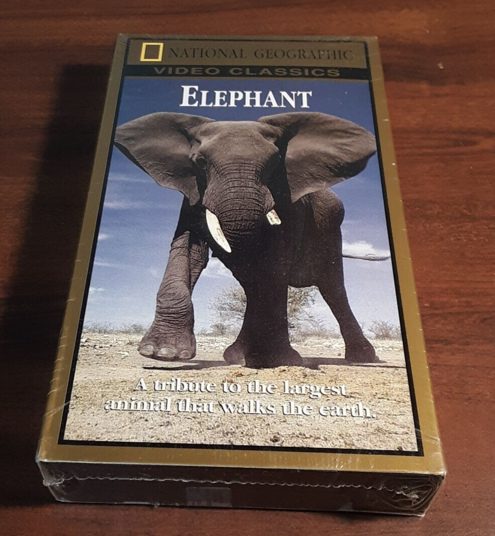National Geographic Video Elephant VHS New / Sealed Movie | eBay