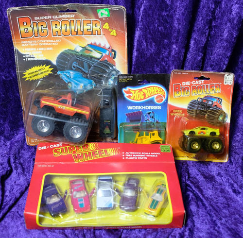 Vtg Lot Sealed RC Big Roller Stomper 4X4 Hot Wheels Super Remote ...