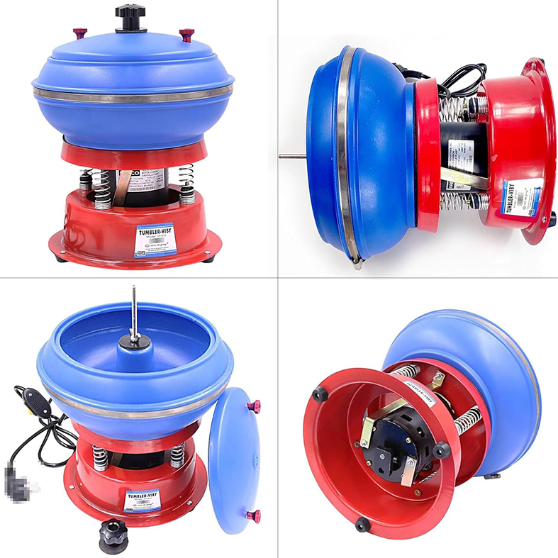 Vibrating Tumbler Jewelry Vibratory Polisher Grinder Electric Polishing ...
