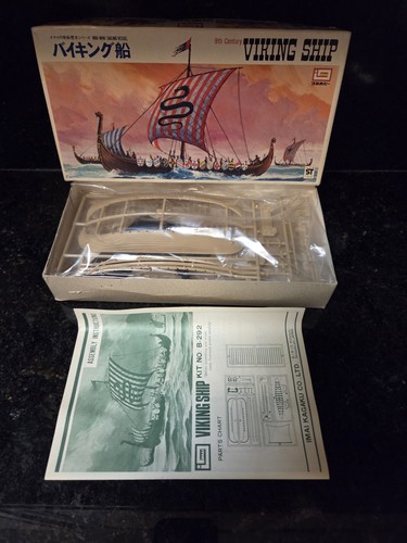 VINTAGE IMAI 9TH CENTURY VIKING SHIP SCALE SHIP MODEL KIT | eBay