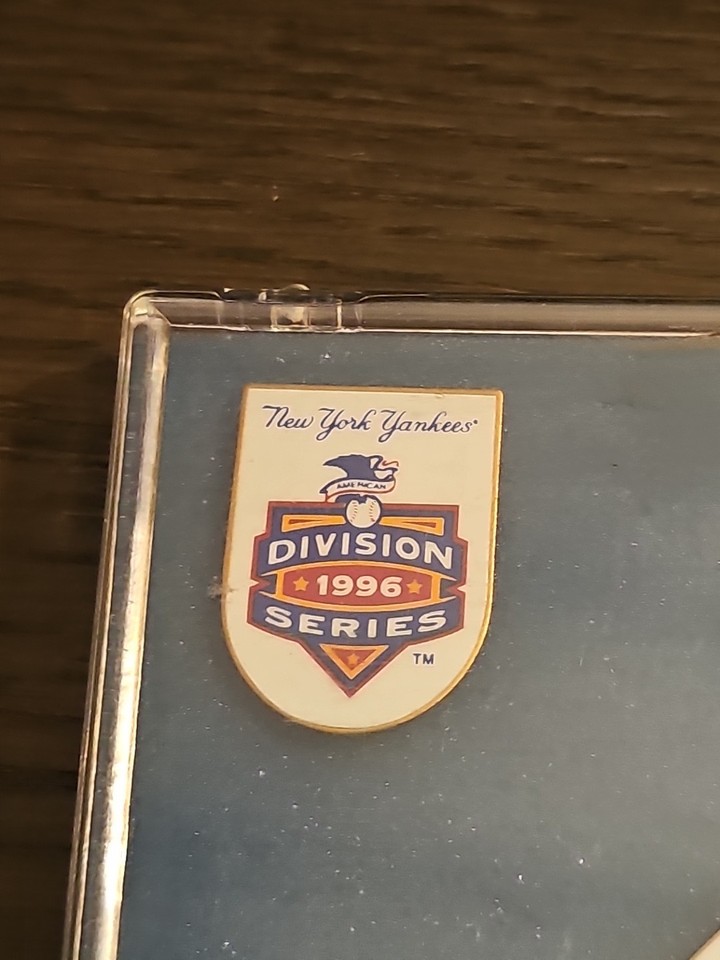 Yankees Division, American, And World Series Pins In Case | eBay